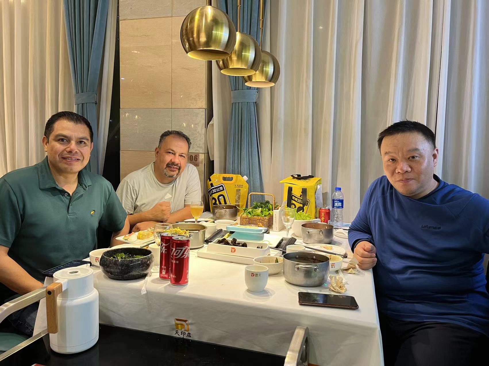 Mexican partners Mr. Jose and Mr. Victor visited our factory