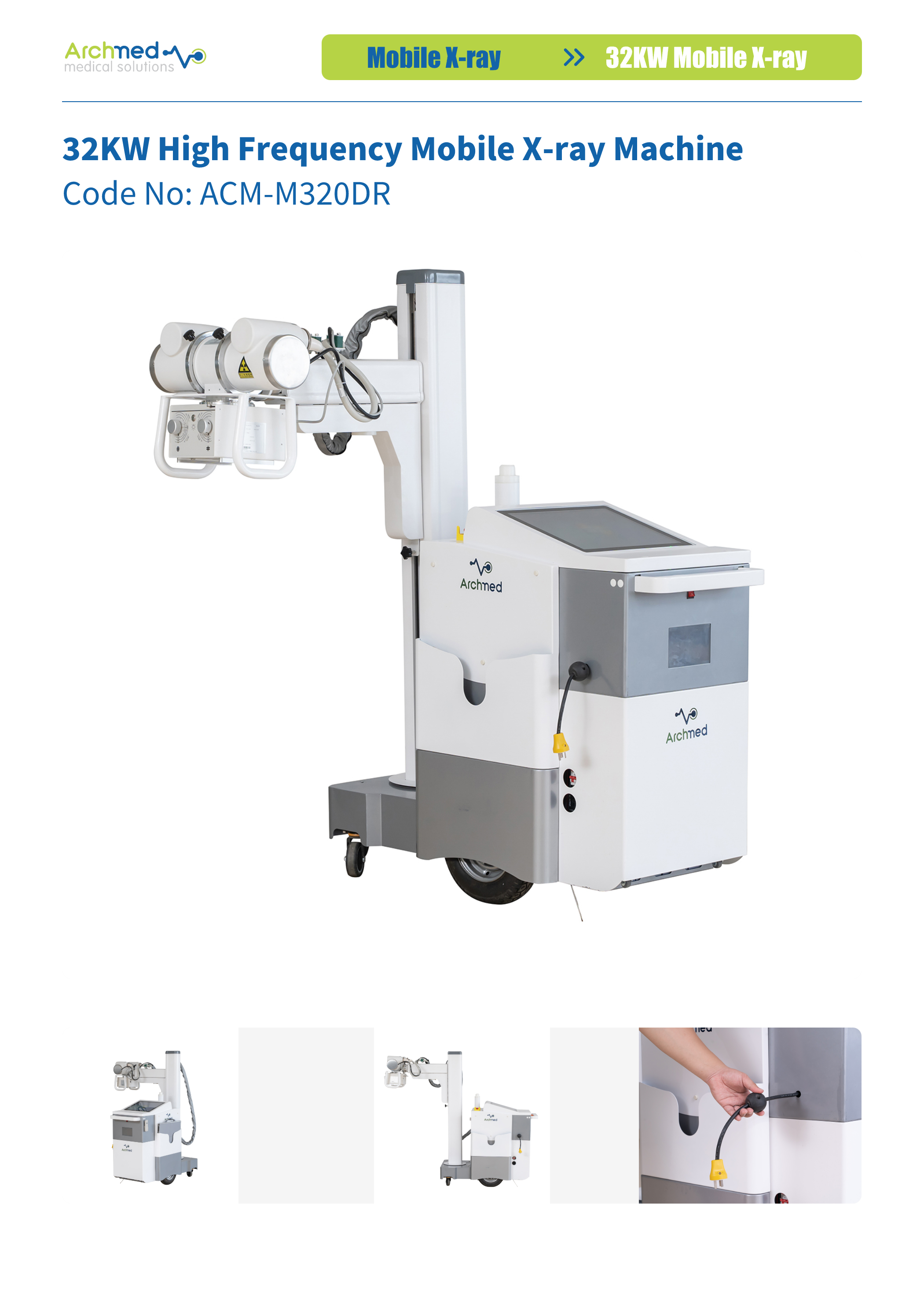 32KW High Frequency MobileX-ray Machine