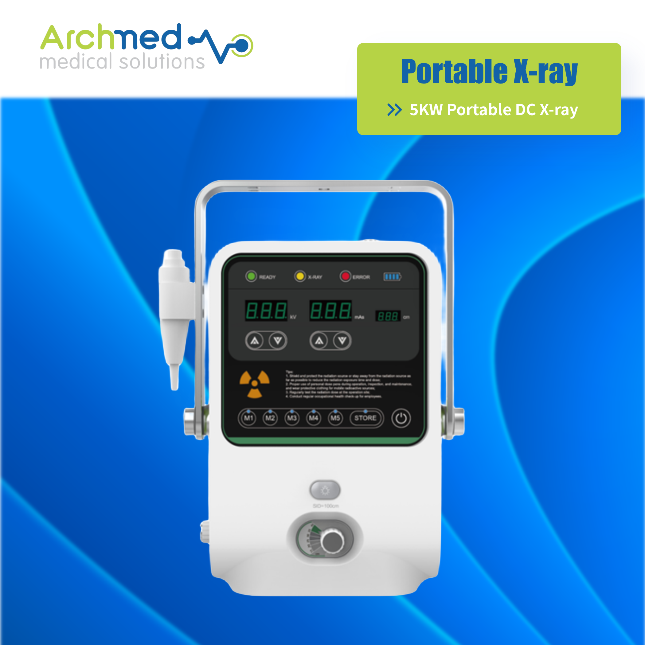 5KW Portable Emergency X-ray Machine with Battery